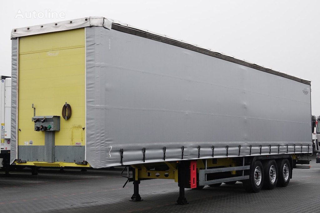 Fruehauf TROUILLET STANDARD / FIRANKA / SAF / 2016 ROK poluprikolica sa kliznom ceradom