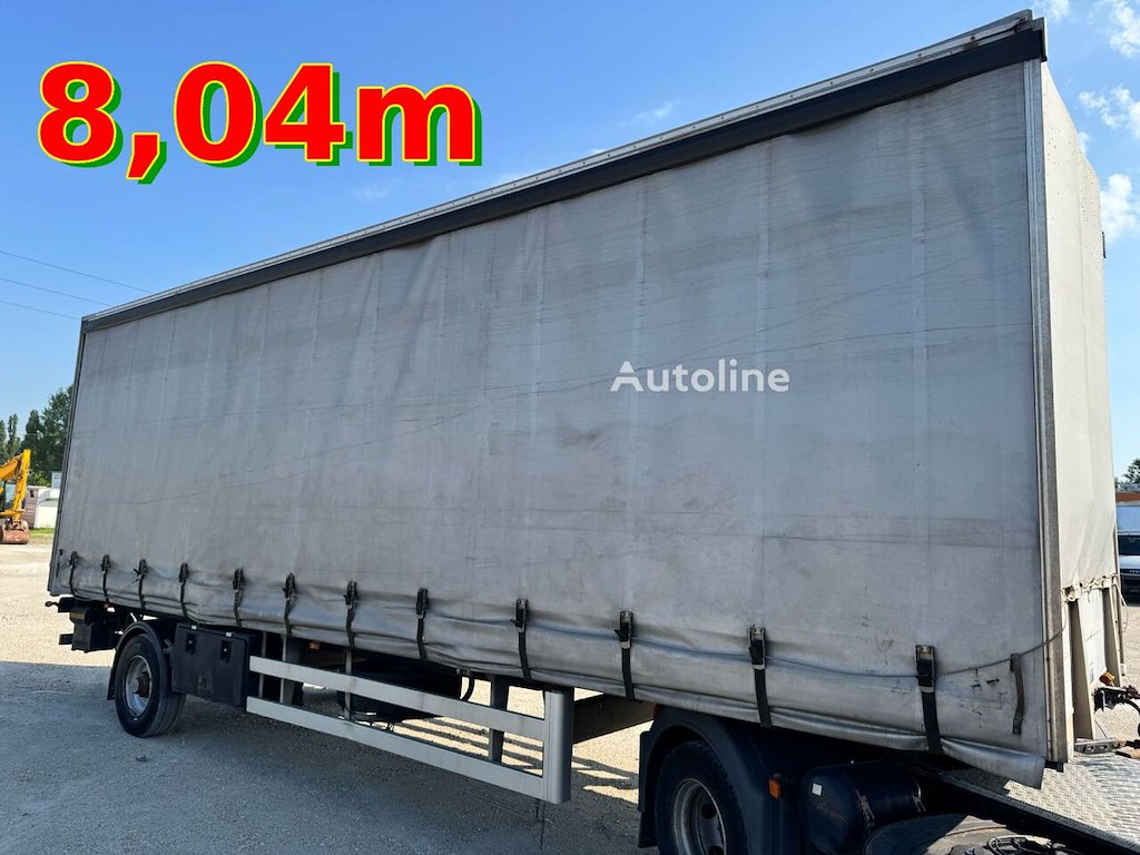 BECK BE Pritsche + Plane semi-trailer+ DHollandia LBW 1000 kg - poluprikolica sa kliznom ceradom