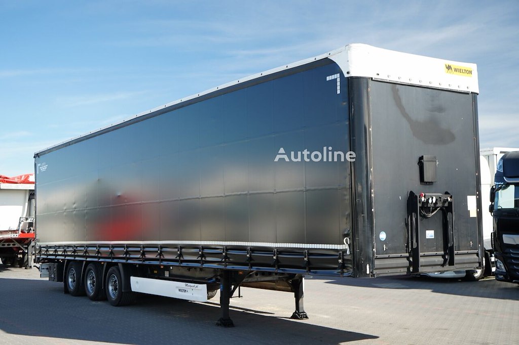 Schmitz Cargobull FIRANKA / MEGA  /  LOW DECK / OŚ PODNOSZONA / DACH PODNOSZONY poluprikolica sa kliznom ceradom