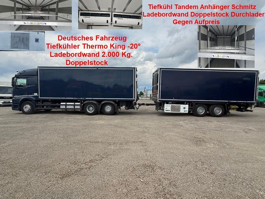 Mercedes-Benz Actros kamion hladnjača + prikolica hladnjača