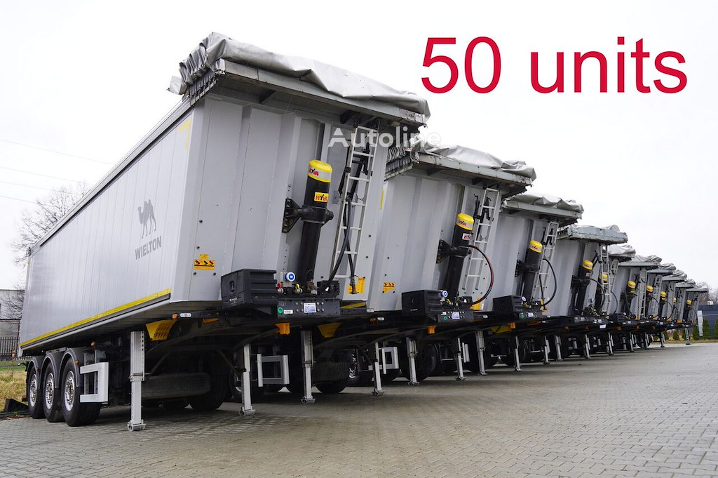 Meiller NW-3 / weight 6.2 t / capacity 38m3 / Electrically folded roof / poluprikolica kipera