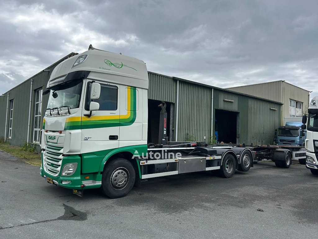 DAF XF 480 XF480 SSC With Hiab Hookarm 26 Ton !! kamion rol kiper