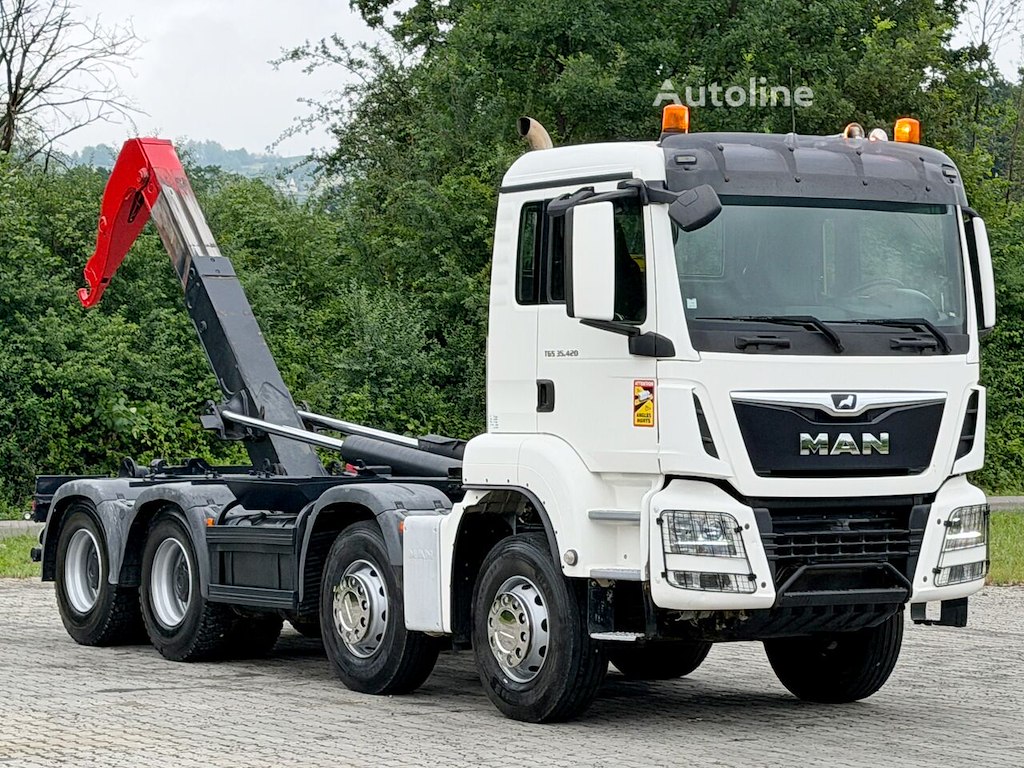 MAN TGS 35.420 * ABROLLKIPPER * 8x4 * TOPZUSTAND kamion rol kiper
