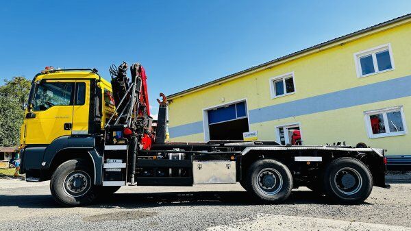 MAN TGS 33.440 / 6x4 / Hook Lift Truck / HMF crane kamion rol kiper