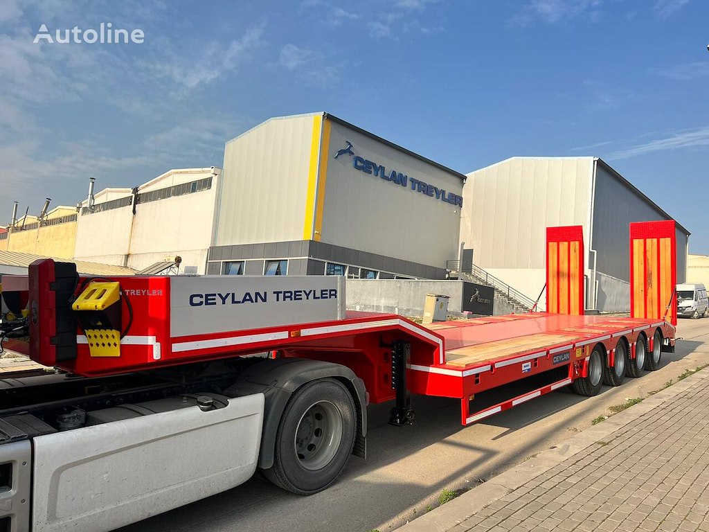 Nova Ceylan 4 AXLES STANDART & EXTENDABLE LOWBED poluprikolica sa niskom platformom