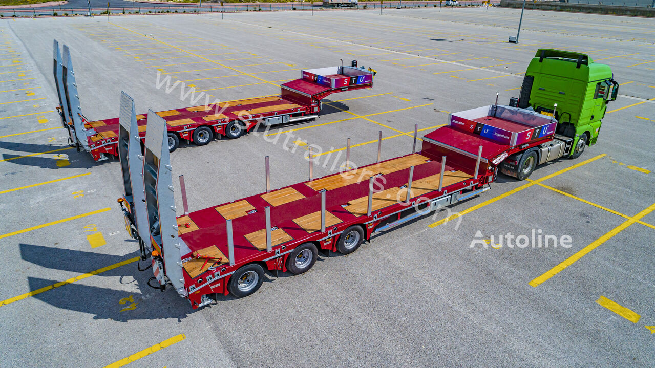Nova STU 3 Axle Extendable Lowbed Trailer poluprikolica sa niskom platformom