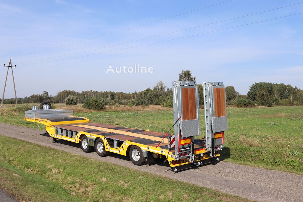 Nova Emtech 3.NNZ-1R-1N (NA, NH1, NH2) | 3-osiowy Semi Low Loader | Rozciąga poluprikolica sa niskom platformom