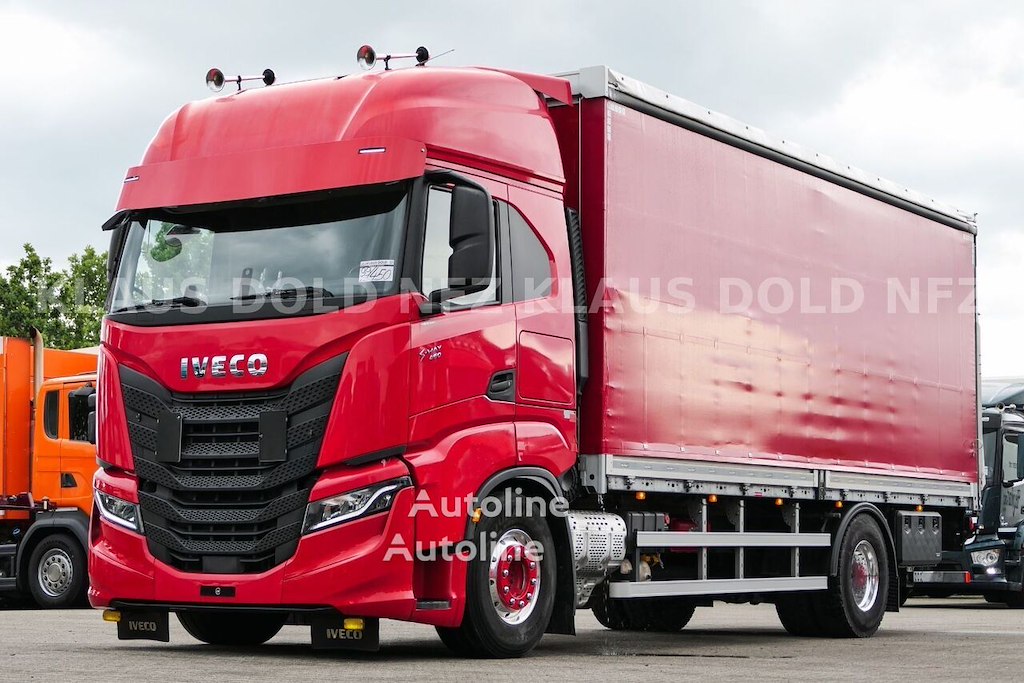 IVECO S-Way 190S46 Curtainsider Truck / Tail Lift / Retarder / Euro 6 kamion sa klizna zavesa cerada
