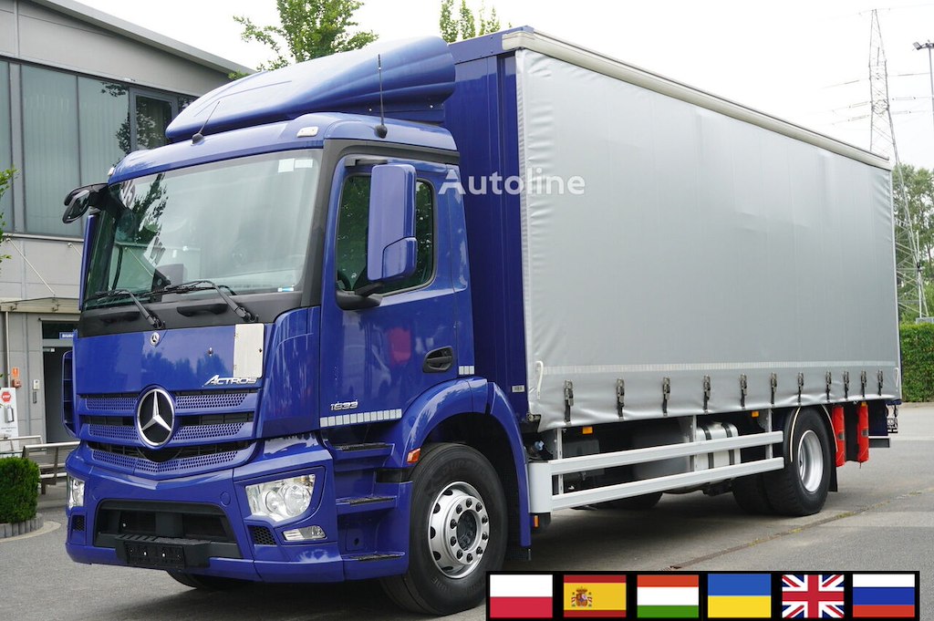Mercedes-Benz Actros 1833 / Curtainsider 18 EPAL / 200 tho. km kamion sa klizna zavesa cerada