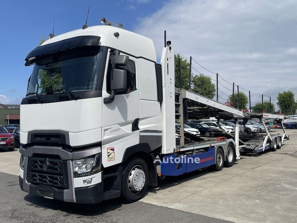 Renault T520 autotransporter + prikolica autotransportera