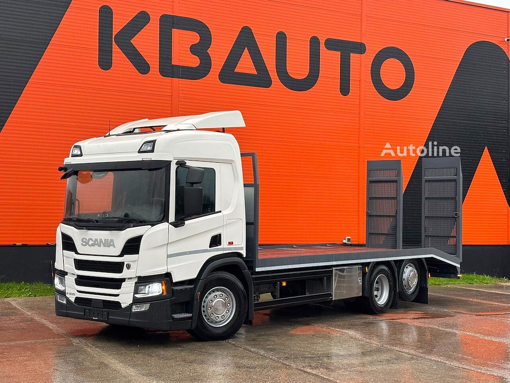 Scania P 500 6x2*4 PLATFORM L=7562 mm / RETARDER autotransporter