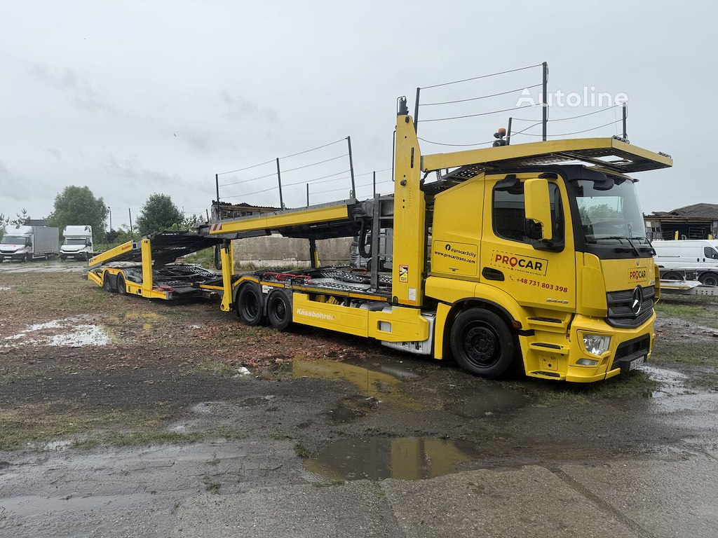 Mercedes-Benz Actros 1843 autotransporter + prikolica autotransportera