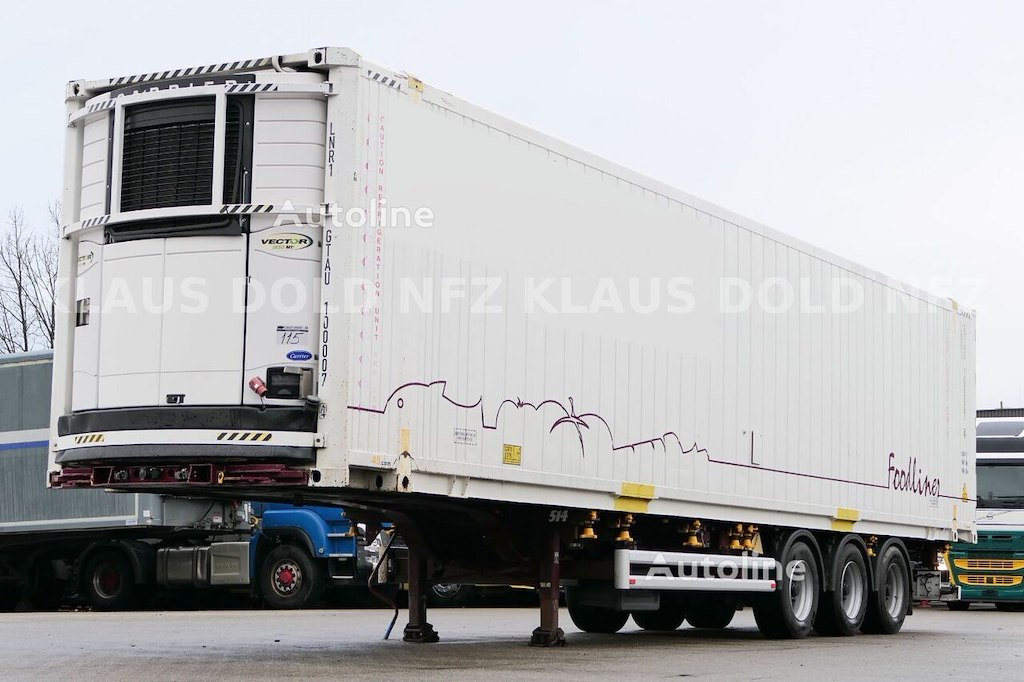 Krone SD BDF Multi Chassis refrigerated container carrier semi-trailer poluprikolica hladnjača
