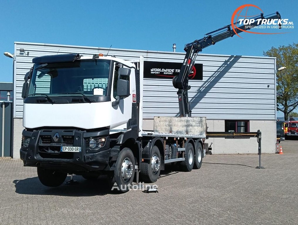 Renault C430 8x4 - HIAB 22TM Crane, Crane, Crane -Climate Control -Remot kamion platforma
