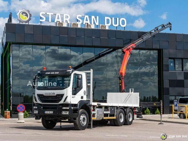 IVECO TRAKKER 360 6x4 PALFINGER PK 18502 Crane Rotato kamion platforma