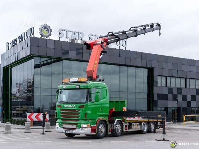 Scania R480 8x2 Palfinger PK 65002 SH Crane kamion platforma