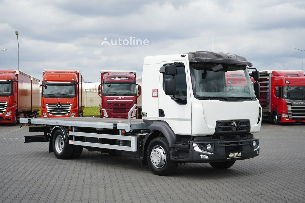 Renault D 16 / 240 / ACC / E 6 / PLATFORMA / ŁAD. 10 060 KG kamion platforma