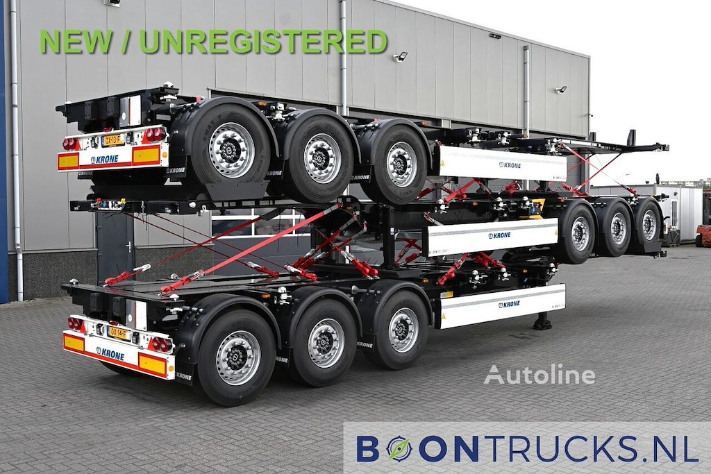 Nova Krone SD BOX LINER NEW / UNREGISTERED | STACK OF 3 * 2x20-40-45ft * LI poluprikolica za prevoz kontejnera