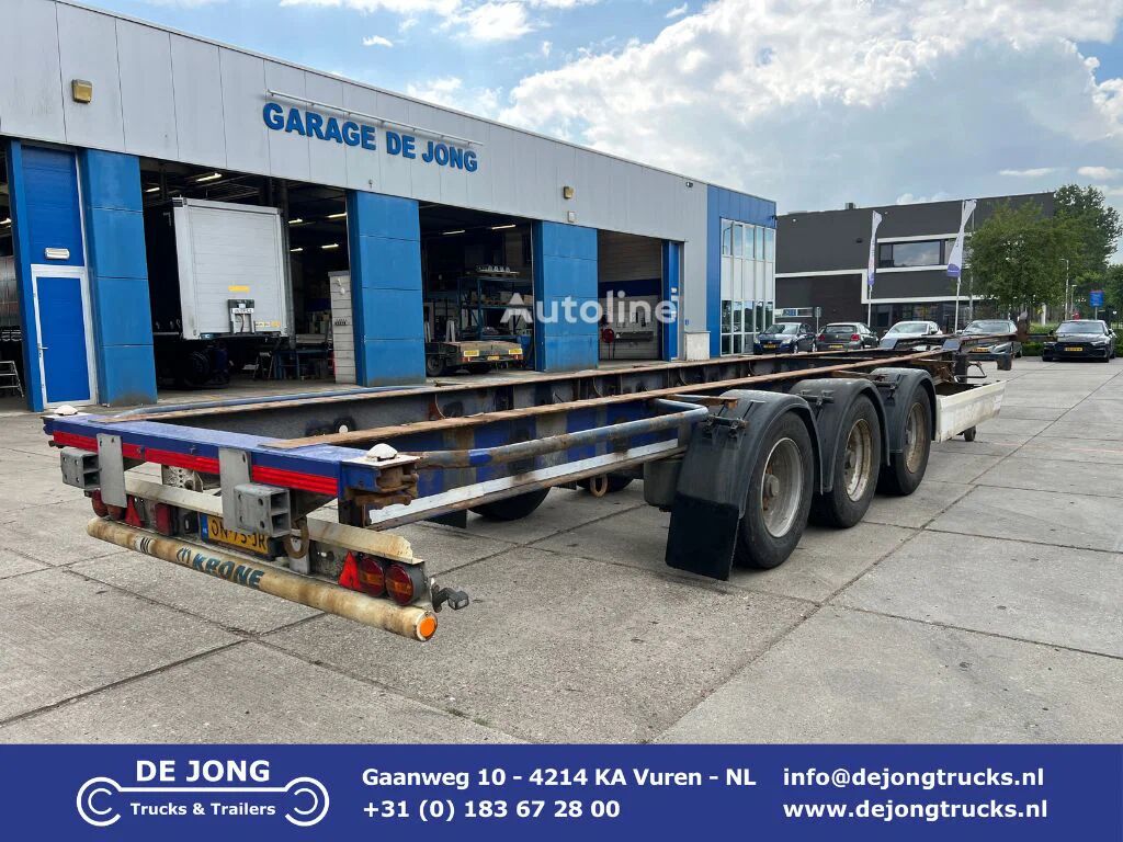 Krone SD 45FT / 4220 kg / Container Chassis / BPW + Drum poluprikolica za prevoz kontejnera
