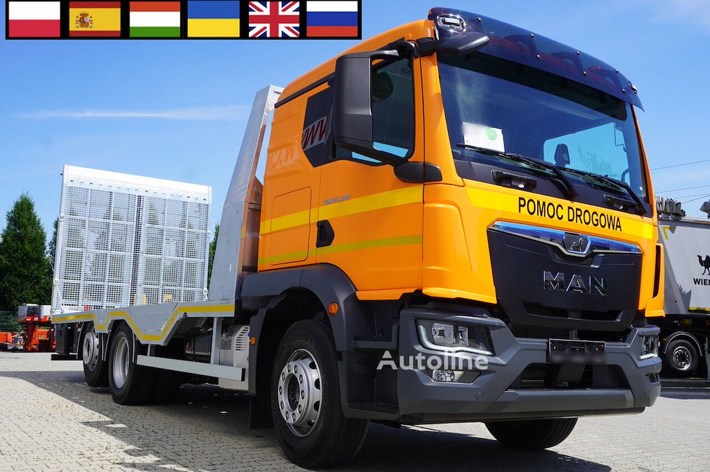 Novi MAN NEW MAN TGM 26.320 6×2-4 tow truck / NEW Galvanized 9.2 m platfo šlep auto