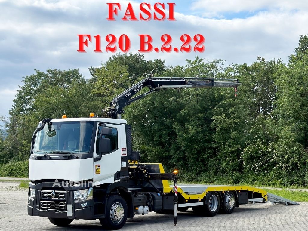 Renault T 380 * Abschleppwagen 7,40m* KRAN/FUNK * TOP šlep auto