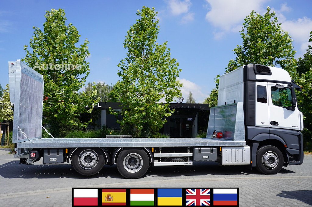 Mercedes-Benz Actros 2540 6×2 / 40 tho. km! / NEW GALVANIZED tow truck 925 cm šlep auto
