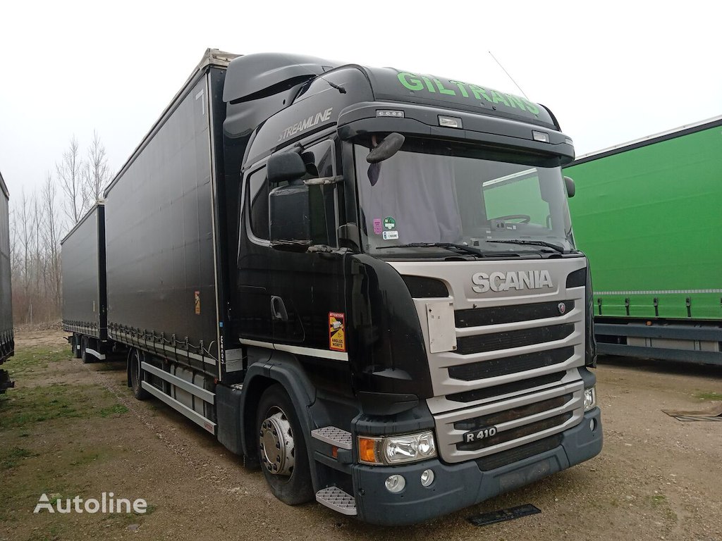 Scania R410 kamion s ceradom + prikolica sa ceradom