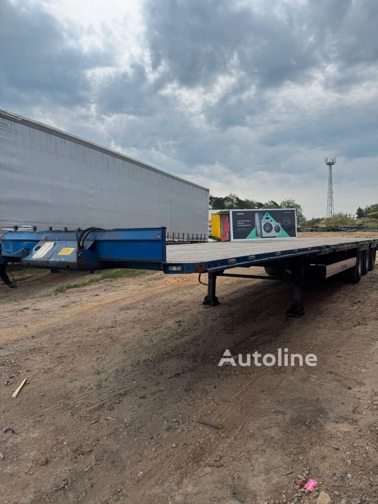Krone SD flatbed semi-trailer poluprikolica platforma