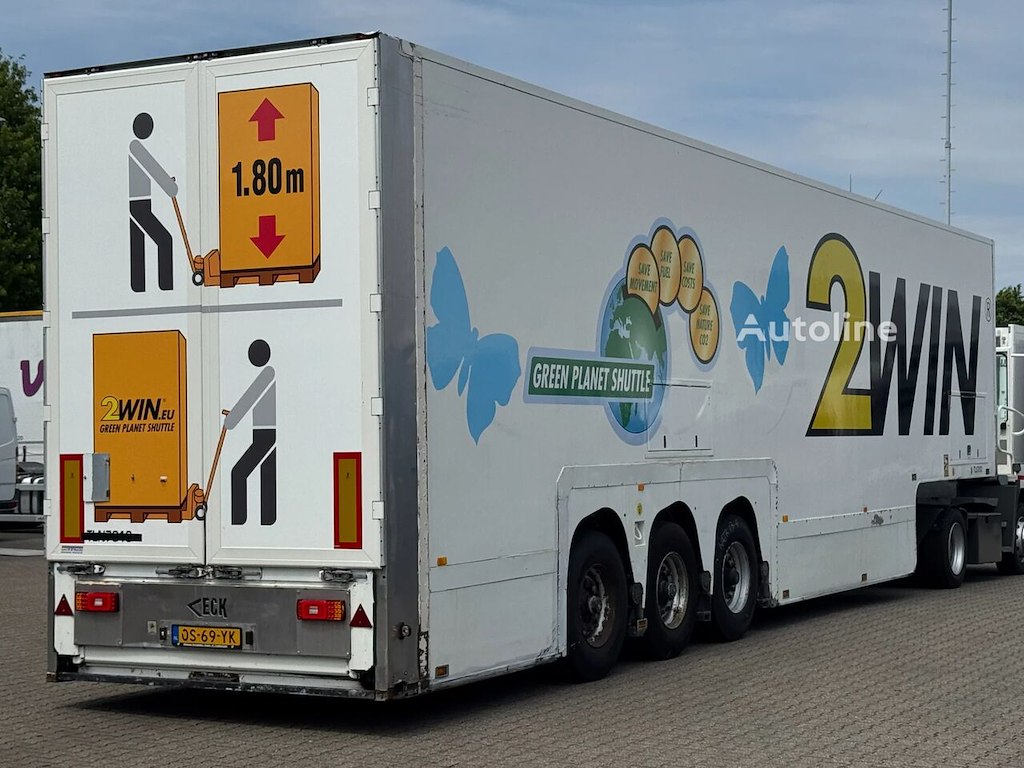 Van Eck Double Deck furgon poluprikolica