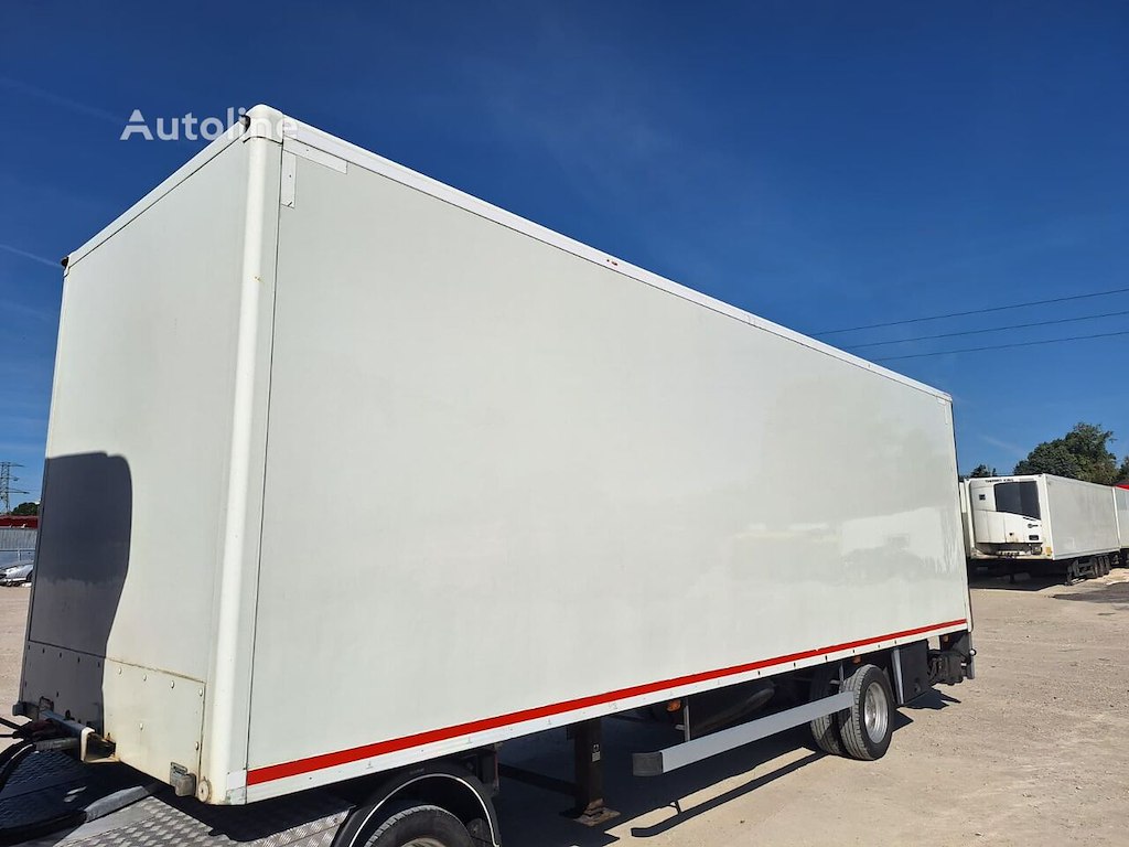 Veldhuizen BE Koffer semi-trailer + DHollandia LBW 750 kg/ 7,5m furgon poluprikolica