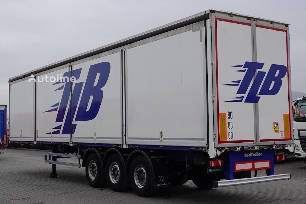 LeciTrailer 3E20/KOFFER furgon poluprikolica