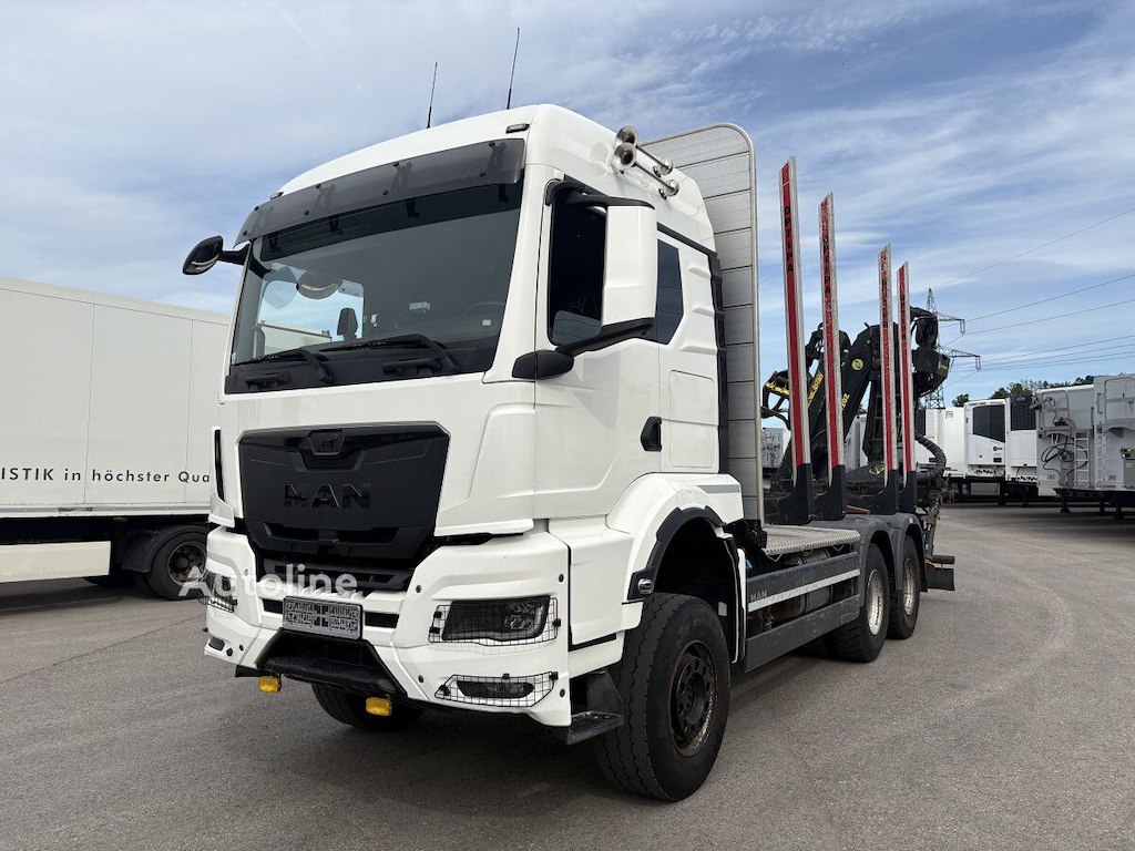 MAN TGS 33.510 BL 6x4, Intarder, Holztransporter, LIV 120Z kamion za prevoz drva