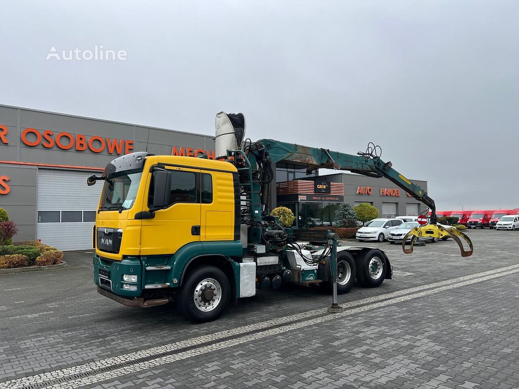 MAN TGS 26.540 TIMBER CARRIER LOGLIFT F251S83A HYDRODRIVE 6x4 kamion za prevoz drva