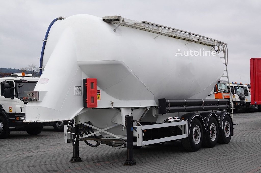 Feldbinder CEMENTONACZEPA / 2 KOMORY / 37 000 L / SILOS / DO MATERIAŁÓW SYP cisterna za prevoz cementa