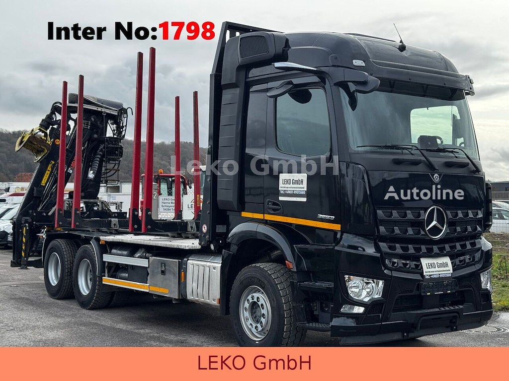 Mercedes-Benz Arocs 2653 Mit Kran Loglift 125Z kamion za prevoz drva