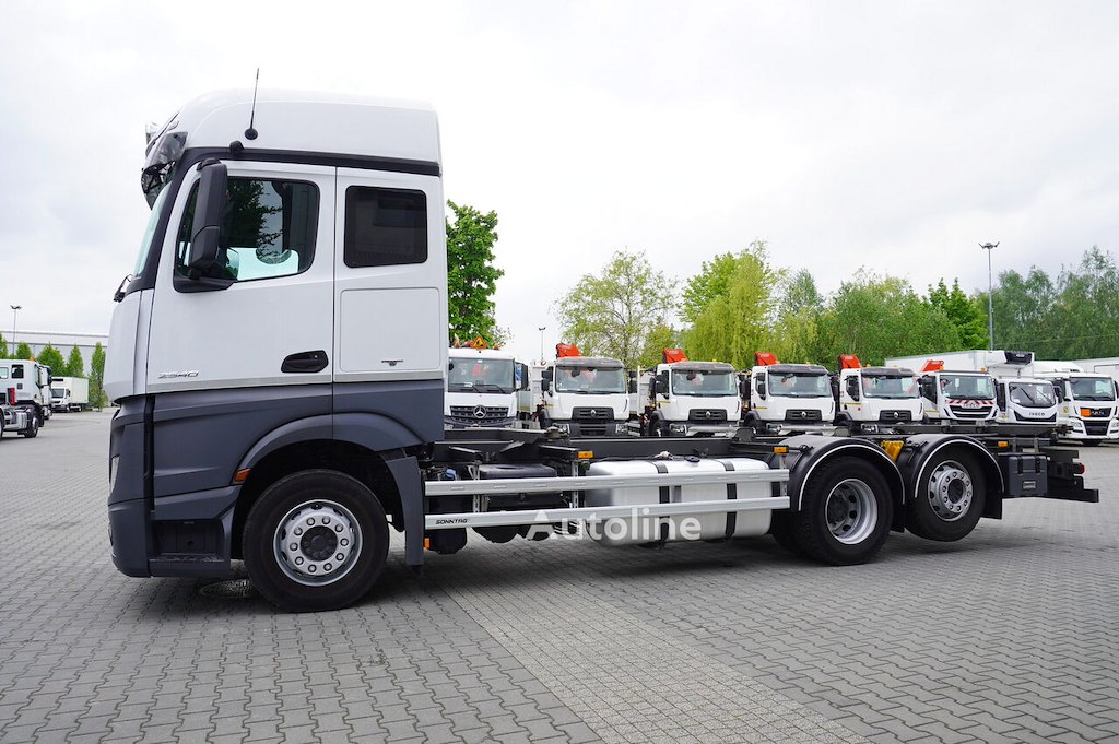 Mercedes-Benz Actros 2540 6×2 / 80 tho. km! / 5-seater cab! / BDF / 6 units vozilo za prevoz kontejnera