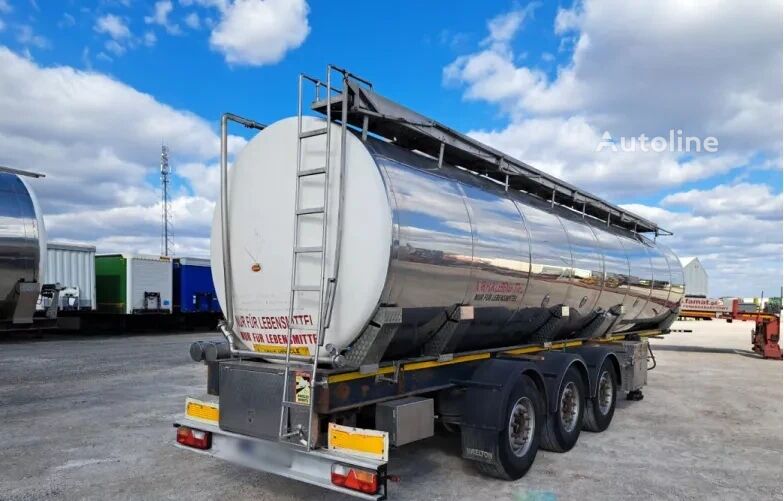 Wielton NS3D 36 t food cistern / 3 chambers cisterna za prevoz hrane