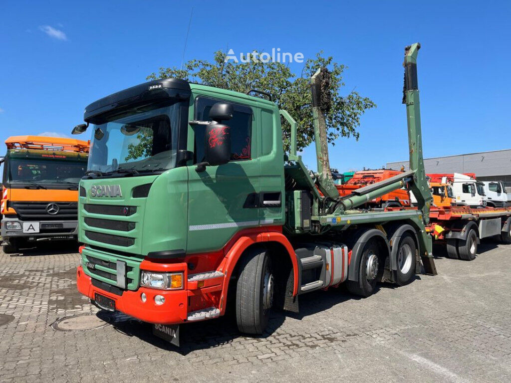 Scania G 450 kamion autopodizač kontejnera