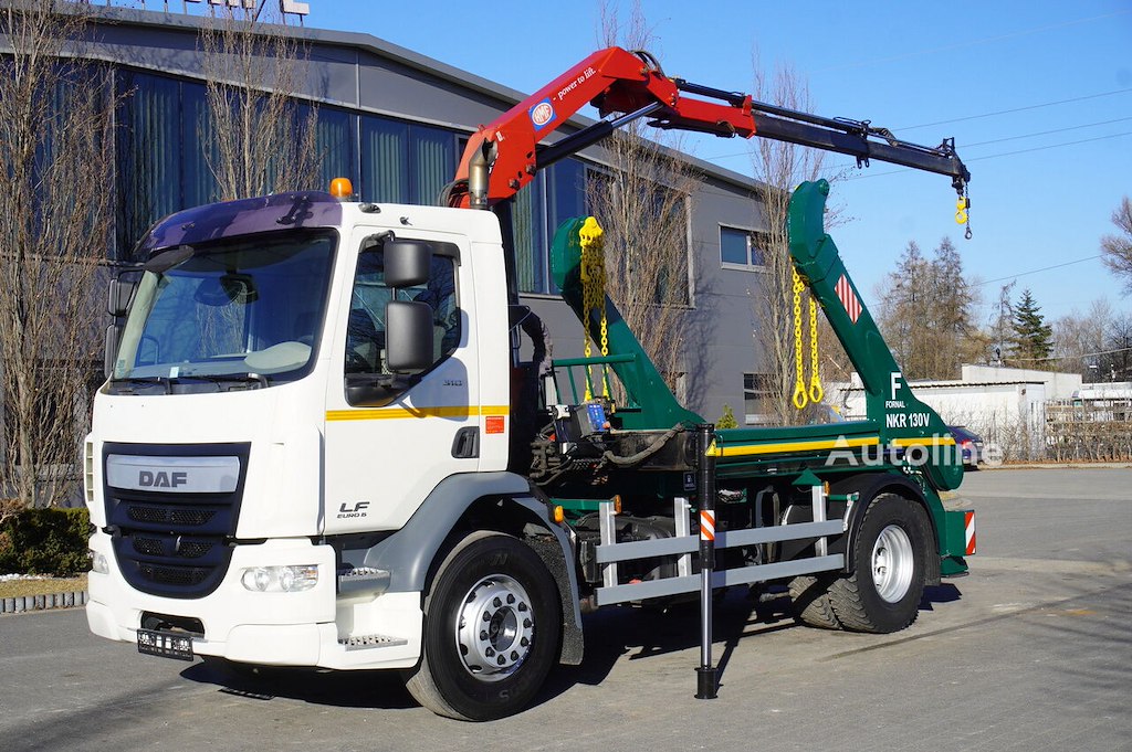DAF LF 18.310 E6 / Skip loader Fornal NKR 130V / HDS HMF 735 K2 / Ma kamion autopodizač kontejnera