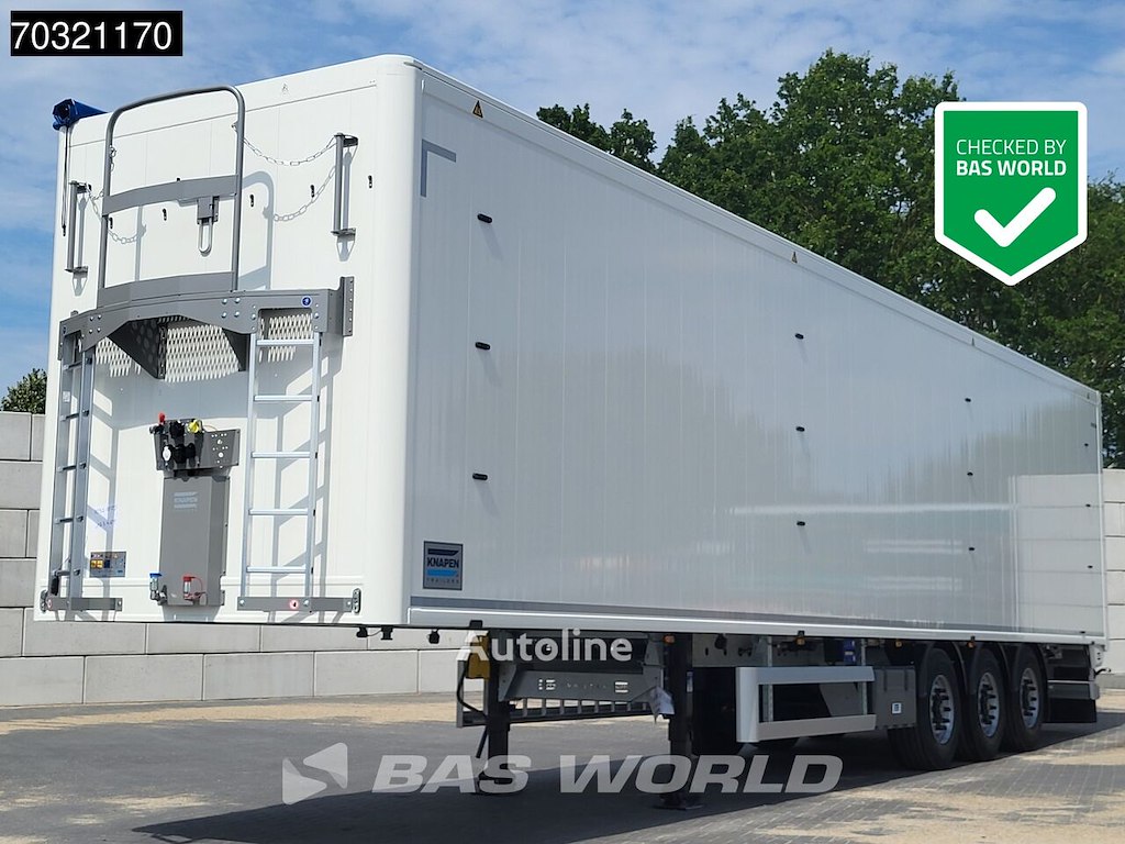Nova Knapen Trailers K100 NEW! Y-SPEC 92M3 10mm Liftachse poluprikolica sa pokretnim podom