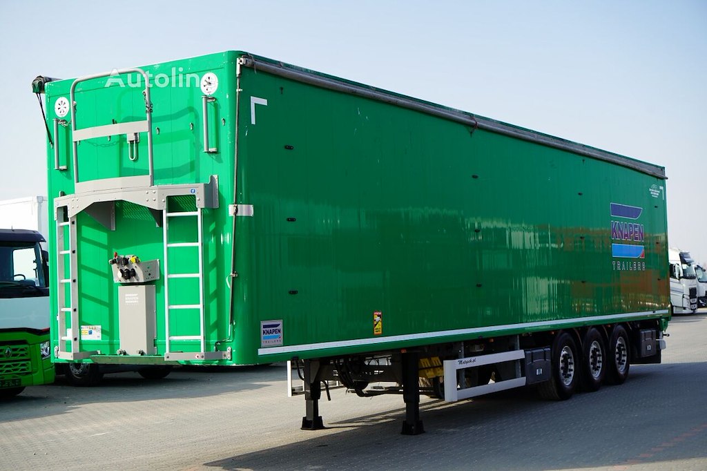 Knapen Trailers RUCHOMA PODŁOGA / WALKING FLOOR / 94 m3 / OŚ PODNOSZONA / OSIE S poluprikolica sa pokretnim podom