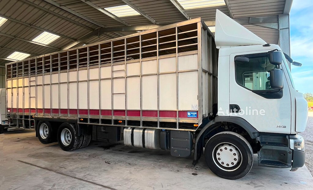 Renault Premium 380 6x2/4 for bovines kamion za prevoz stoke