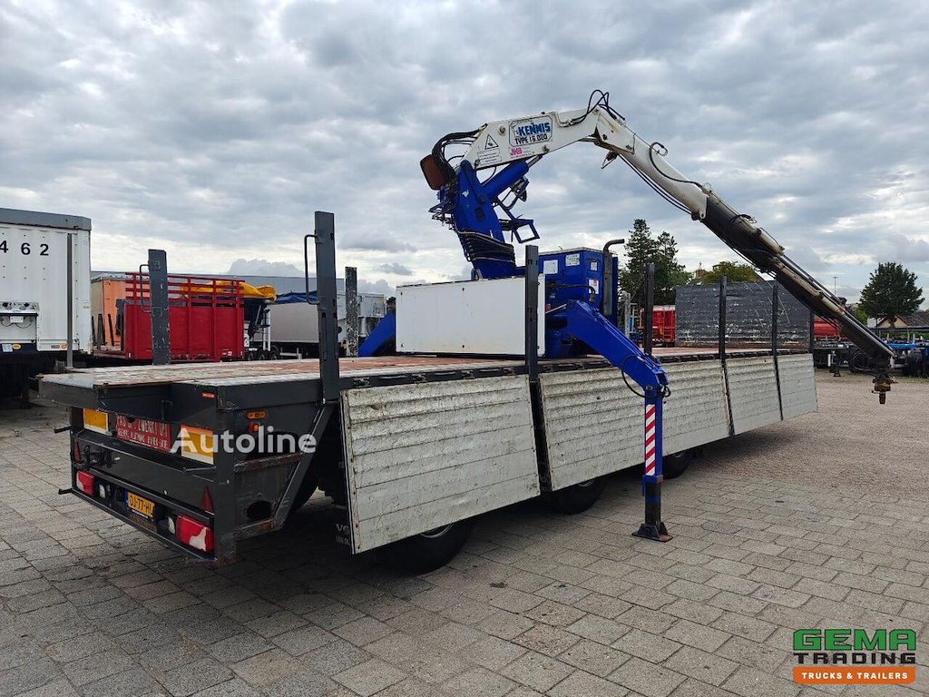 Kennis TPD.348.C-B 11.5m Open Loading Bed Aluminium Sideboards + Kennis poluprikolica sa ravnom platformom