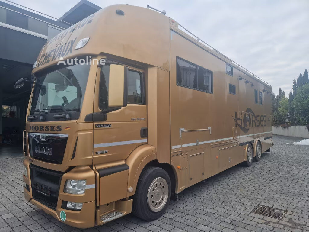 MAN TGS 26.480 6x2 Horse Truck kamion za prevoz konja