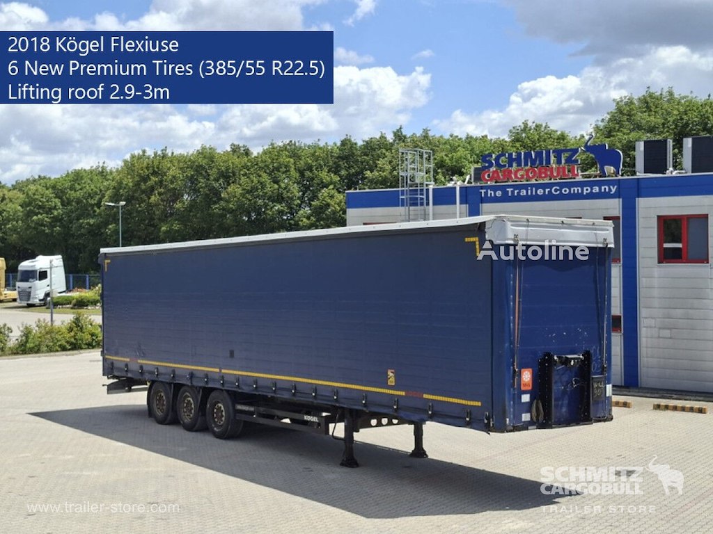 Kögel Curtainsider Mega poluprikolica s ceradom