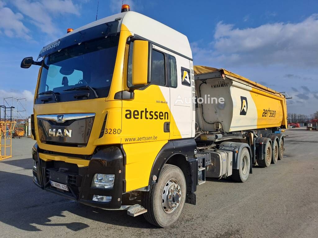 Stas S300CX ALU + MAN TGX18.470 Hydrodrive prikolica kiper