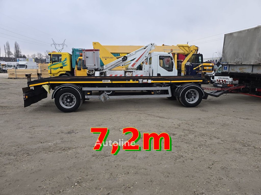 Louault container trailer/ 7,2 m prikolica za kontejnere