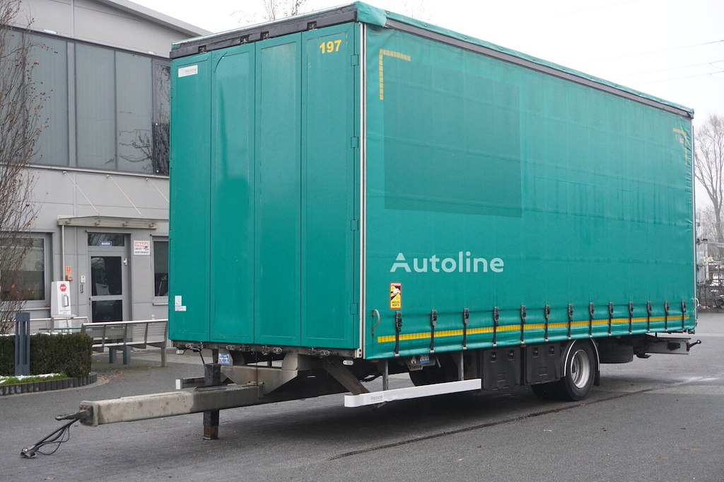 Redos trailer / 19 EPAL / 4 units prikolica sa kliznom ceradom