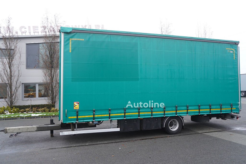 REDOS trailer / 19 EPAL / 4 units prikolica sa kliznom ceradom
