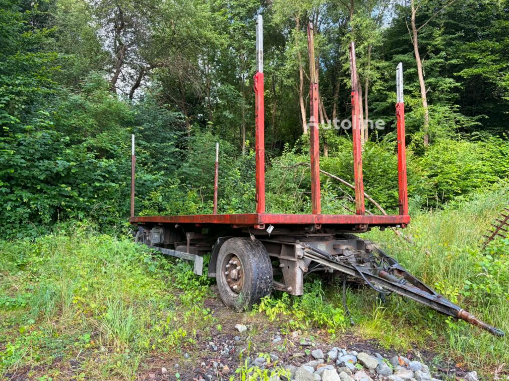 Scania 124 šumarska prikolica